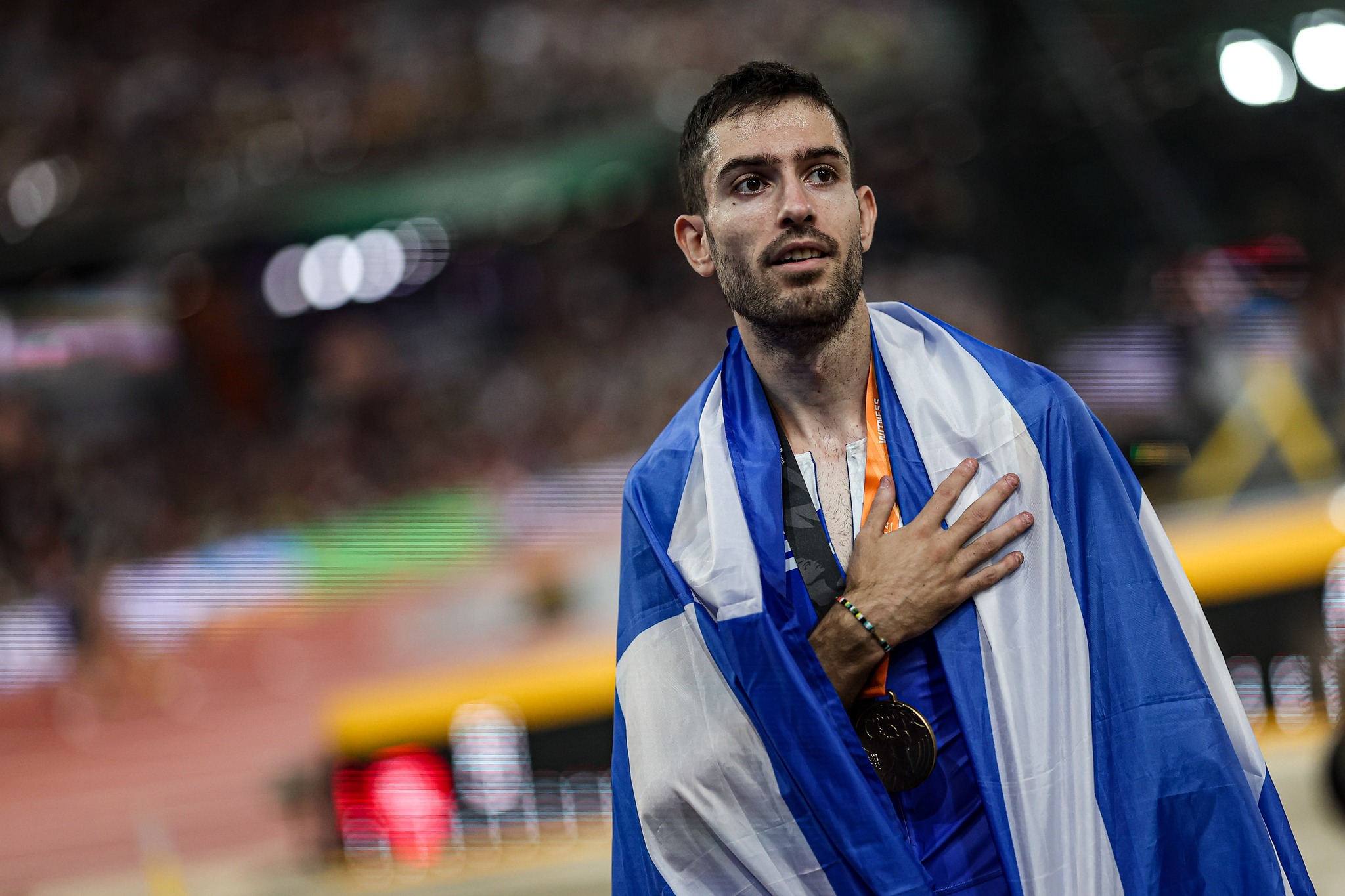 Miltos Tentoglou takes gold for Greece at the World Athletic ...